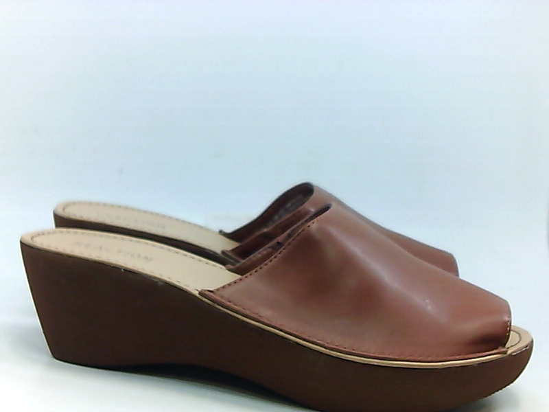 Kenneth Cole Reaction Womens FINE MULE Open Toe Mules, Luggage, Size 9. ...