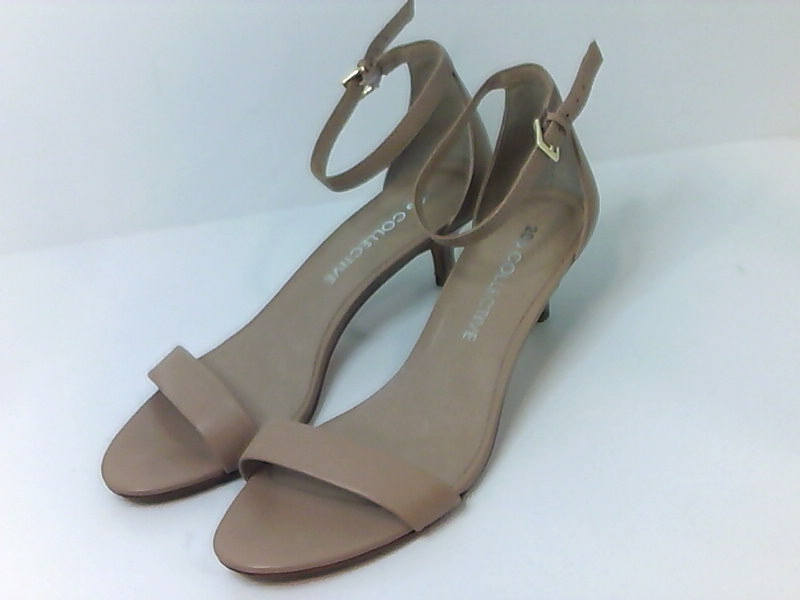 206 Collective Women's Eve Stiletto Heel Dress, Neutral Leather, Size 9 ...