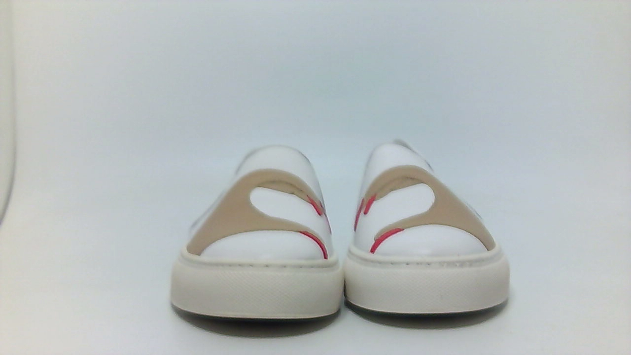 Katy Perry Womens the heart sneaker Leather Low Top Slip On, White ...
