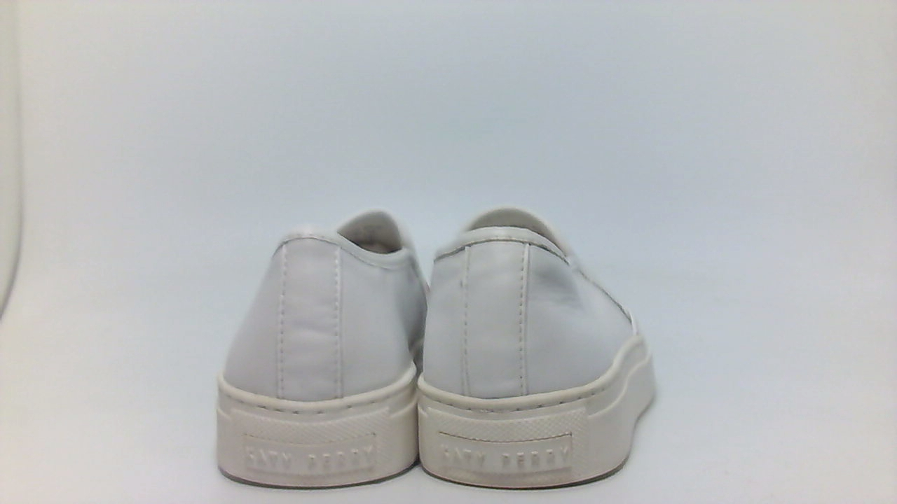 Katy Perry Womens the heart sneaker Leather Low Top Slip On, White ...