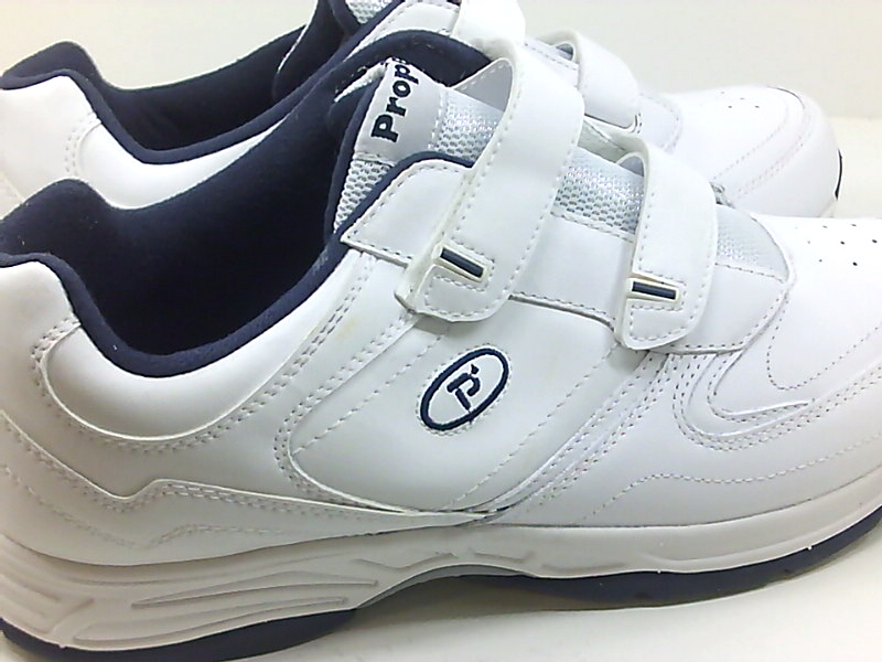Propét Mens warner Low Top Running Sneaker, White/Navy, Size 12.0 50yh ...