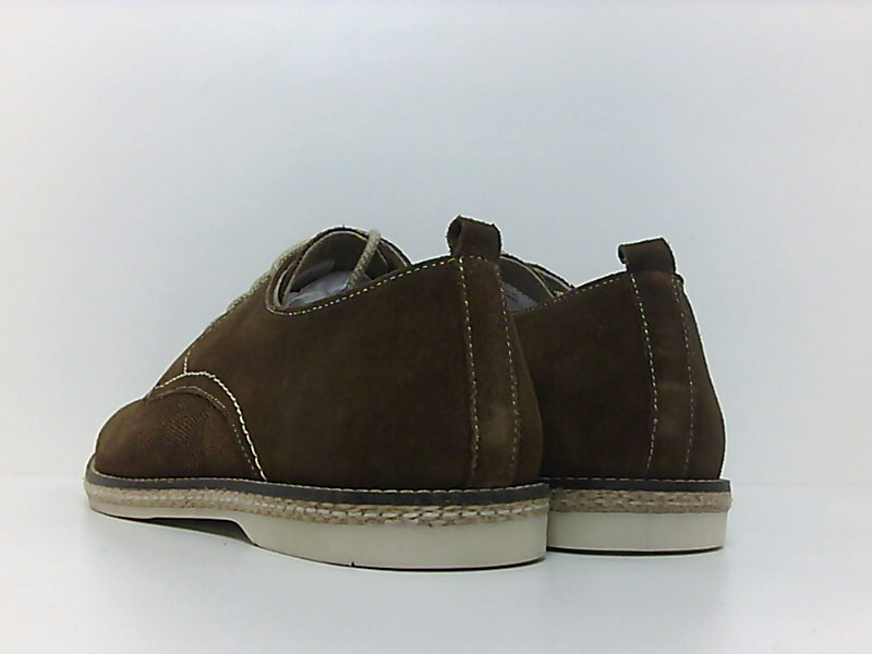 Steve Madden Mens Electro Leather Lace Up Casual Oxfords, Brown Suede ...