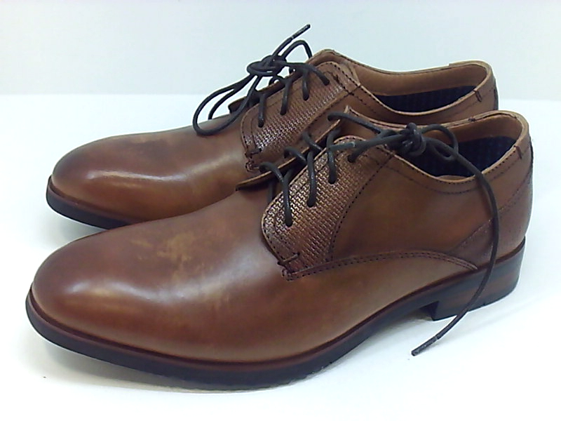 Steve Madden Mens Lawton Leather Lace Up Casual, Cognac Leather, Size 7 ...