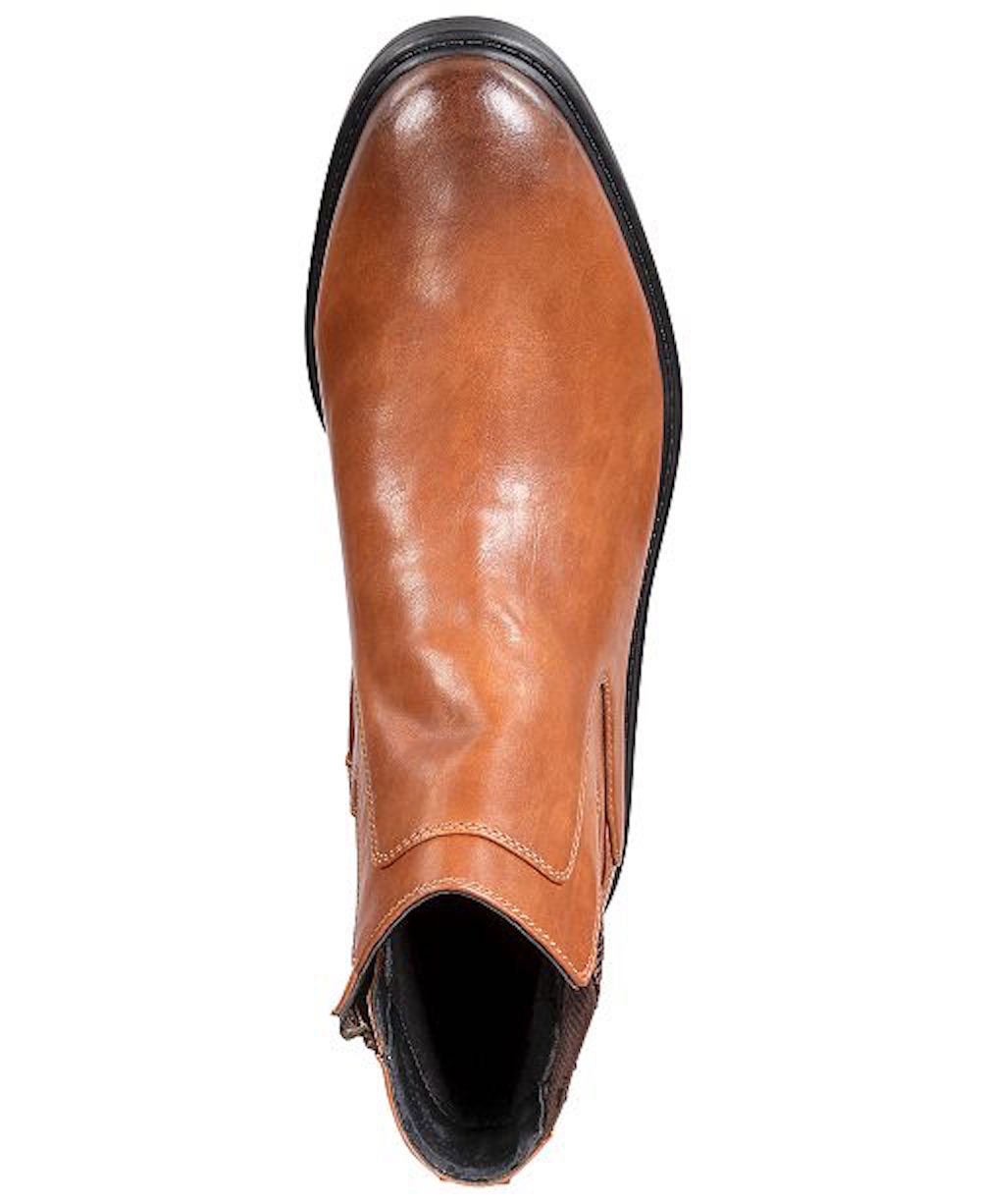 Alfani Mens Hugh Closed Toe Ankle Chelsea Boots, Tan, Size 10.5 | eBay