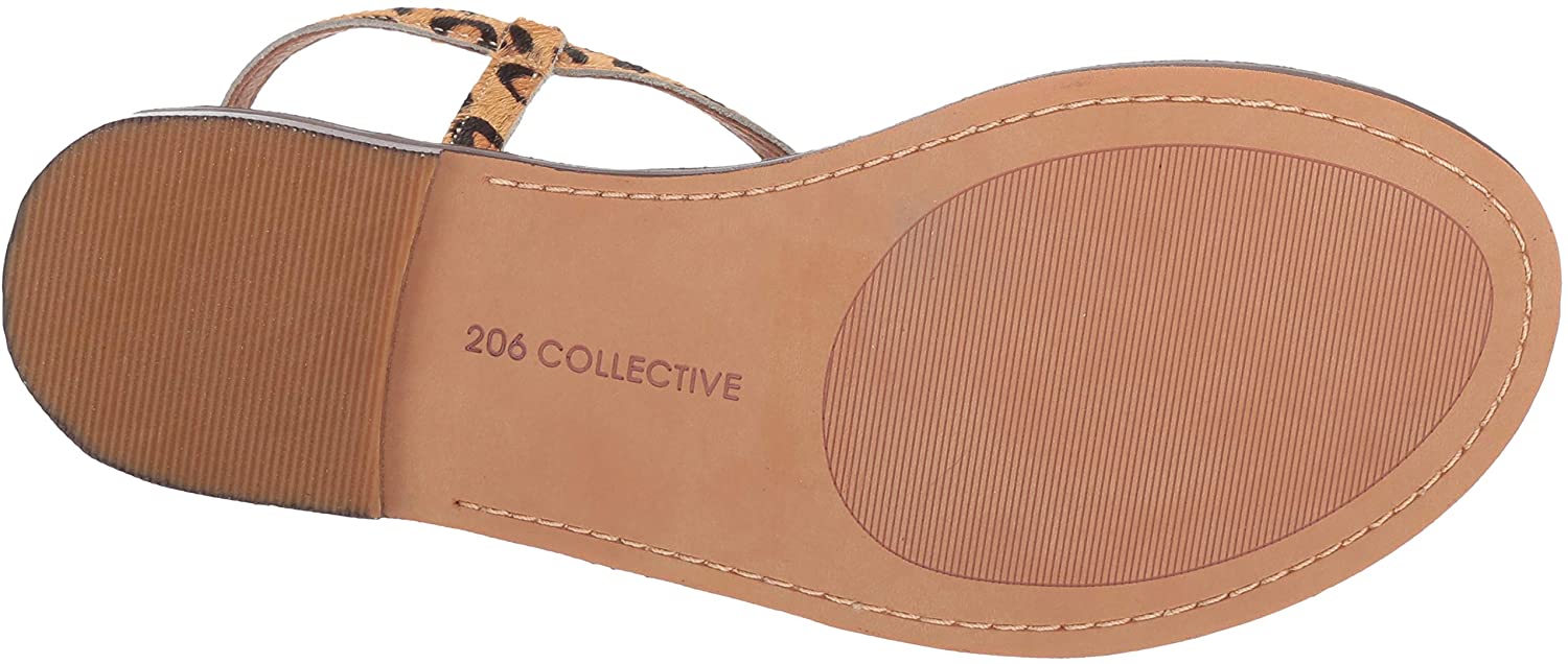 206 Collective Women's Cameron Flat Thong Sandal, MultiColor, Size 9.5 ...