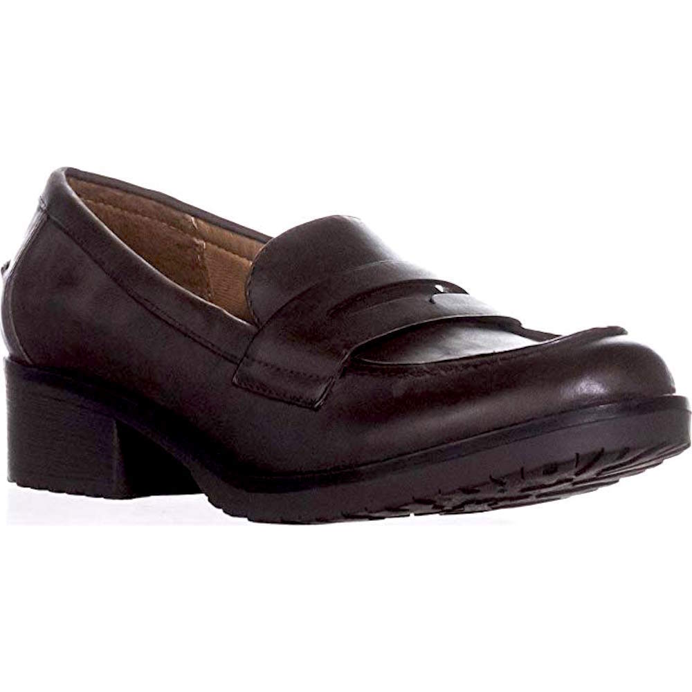 Bare Traps Womens Oliva Leather Round Toe Loafers, Brown, Size 7.0 bQ5a ...