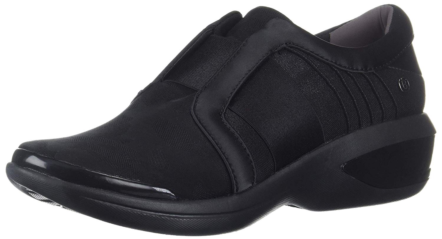 BZees Womens Flavor Low Top Pull On Fashion Sneakers, Black, Size 6.0 ...
