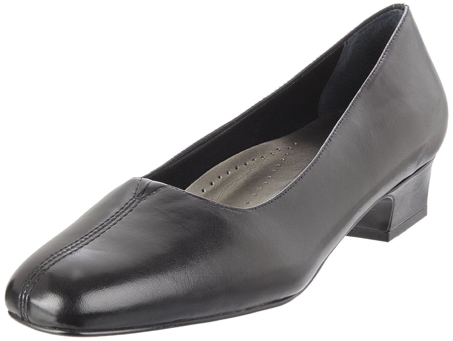 Trotters Womens Doris Leather Closed Toe Classic Pumps, Black, Size 11. ...