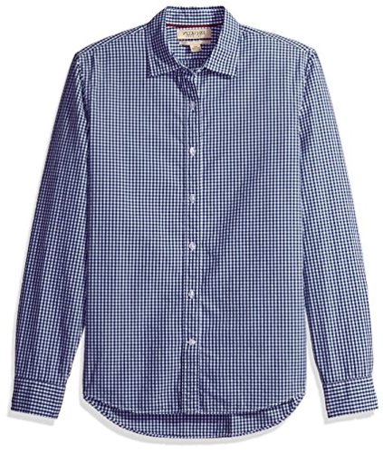 Franklin Tailored Men's Regular-Fit Long-Sleeve Small-Scale, Navy, Size ...