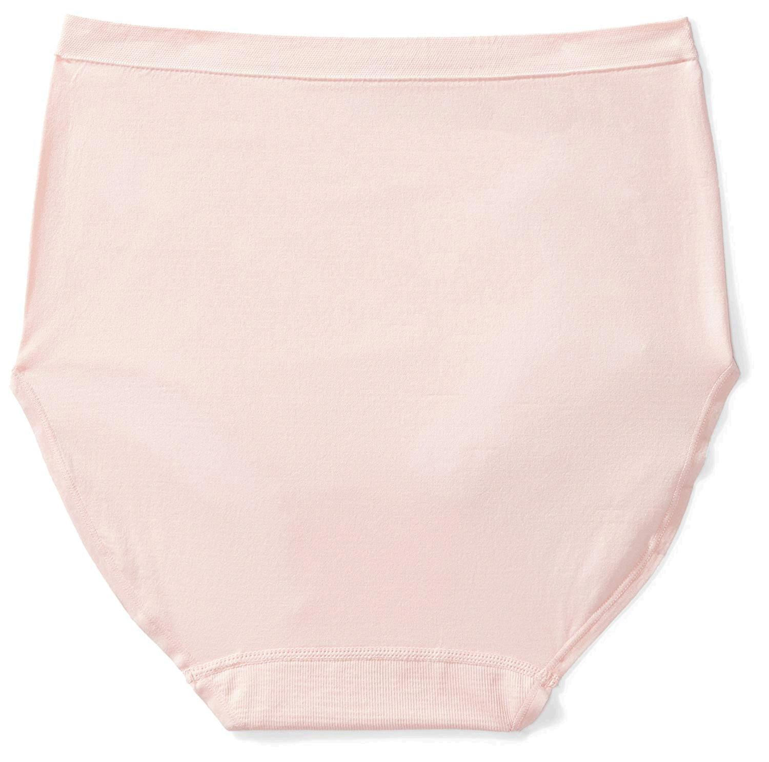 Arabella Women's Seamless Hi-Waist Full Coverage Brief, MultiColor ...