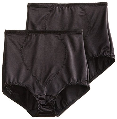 Bali Women's Firm Control Tummy Panel Full Brief Shaper Black 2xl X710 ...