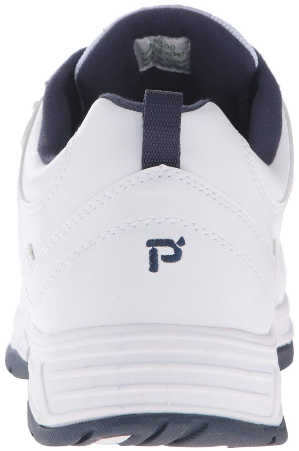 Propét Mens warner Low Top Running Sneaker, White/Navy, Size 12.0 50yh ...