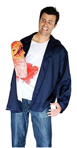 Morphsuits Alien Chest Buster Illusion Prank Adult Costume, Blue, Size ...