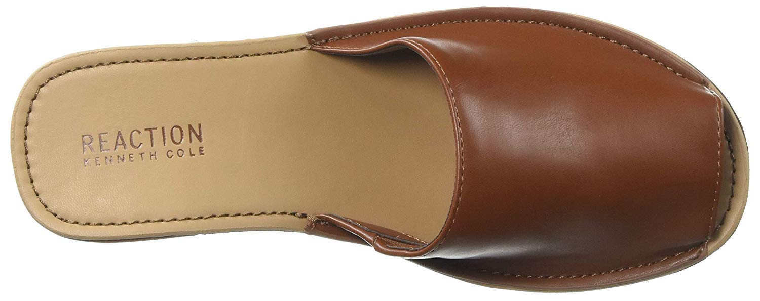 Kenneth Cole Reaction Womens FINE MULE Open Toe Mules, Luggage, Size 8. ...