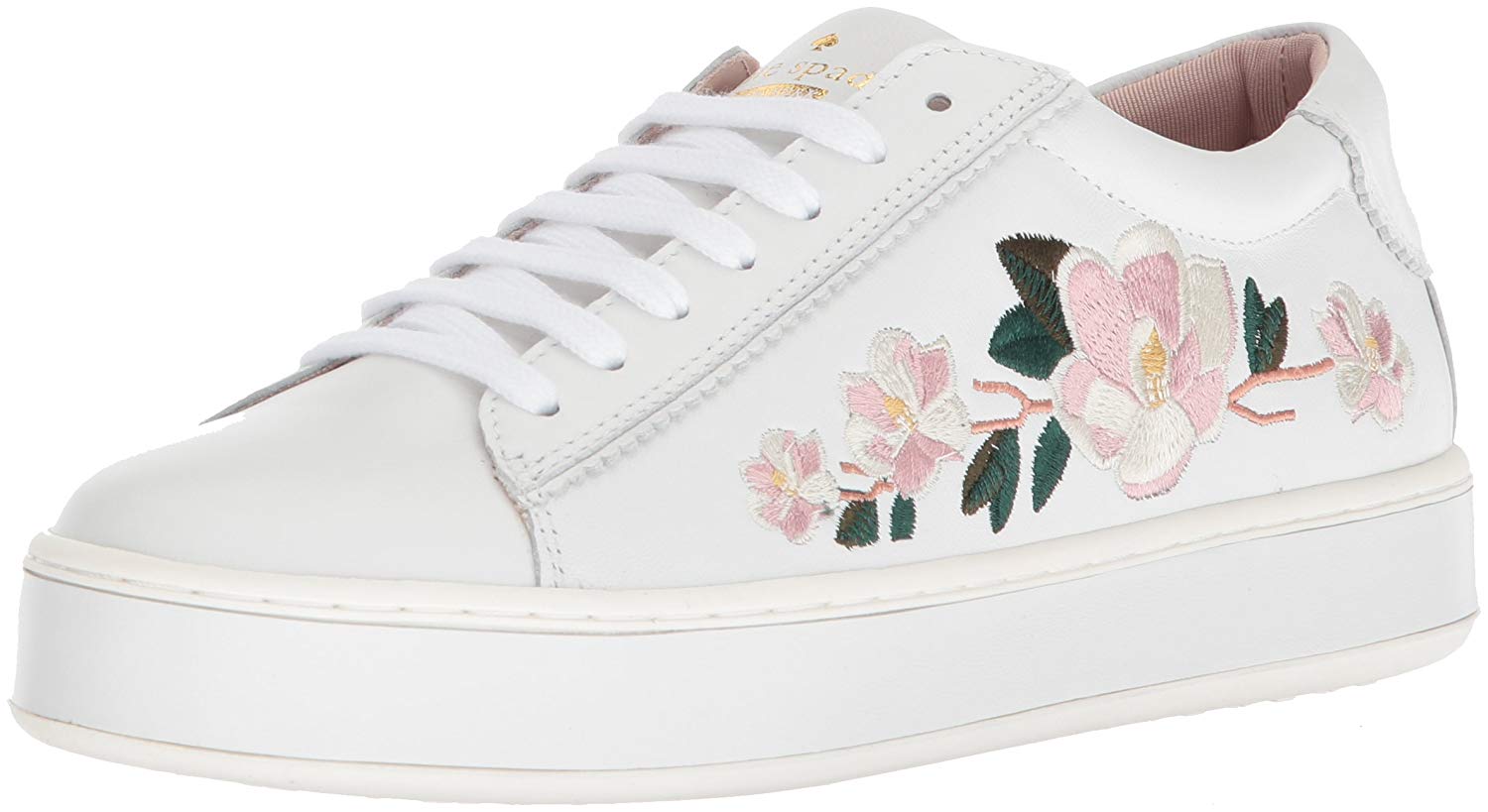Kate Spade New York Women's Shoes Amber Sneaker Low Top, White Nappa ...