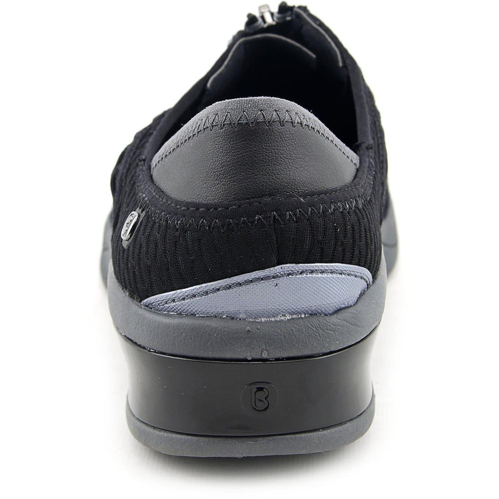 BZees Womens Fancy Low Top Zipper Fashion Sneakers, Black, Size 7.5 ...