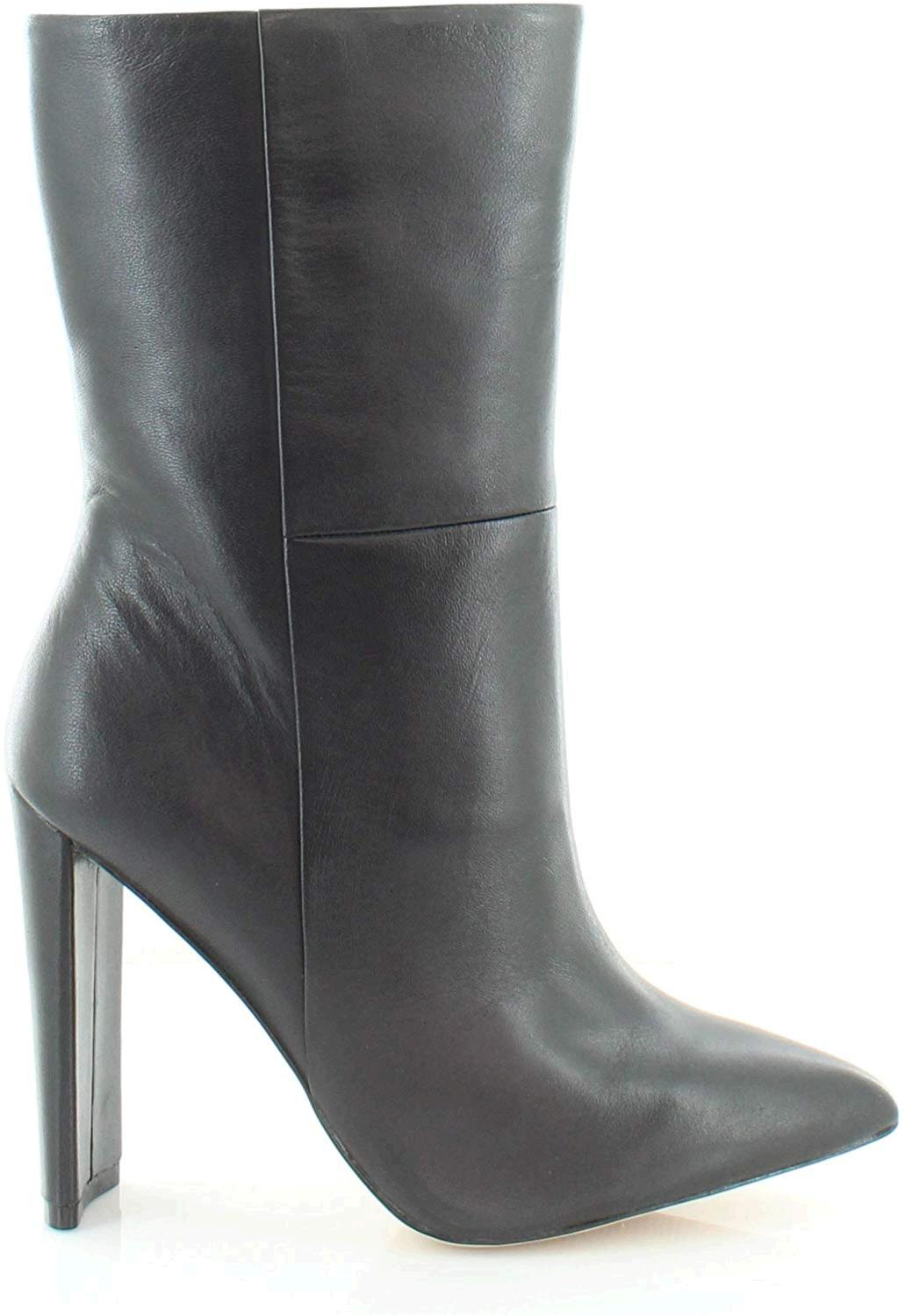 Aldo Womens Schuler Pointed Toe Mid-Calf Fashion Boots, Black Leather ...
