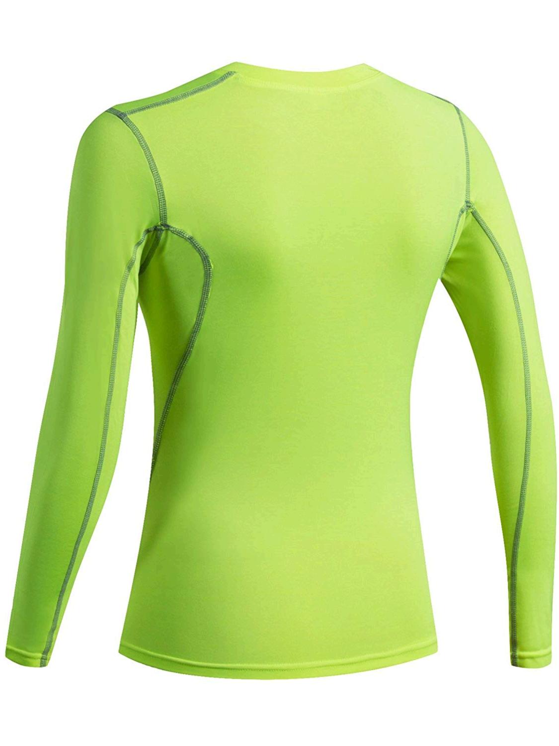 lime green compression shirt
