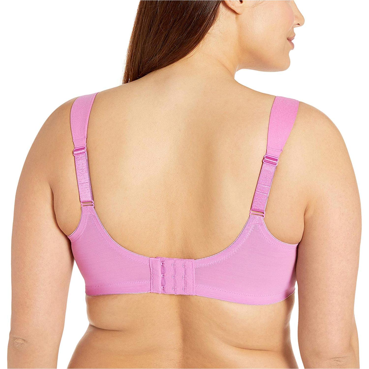 Glamorise Women s Plus Size T Shirt Bra With Seamless Straps Rose glamorise-women-s-plus-size-t-shirt-bra-with-seamless-straps-rose