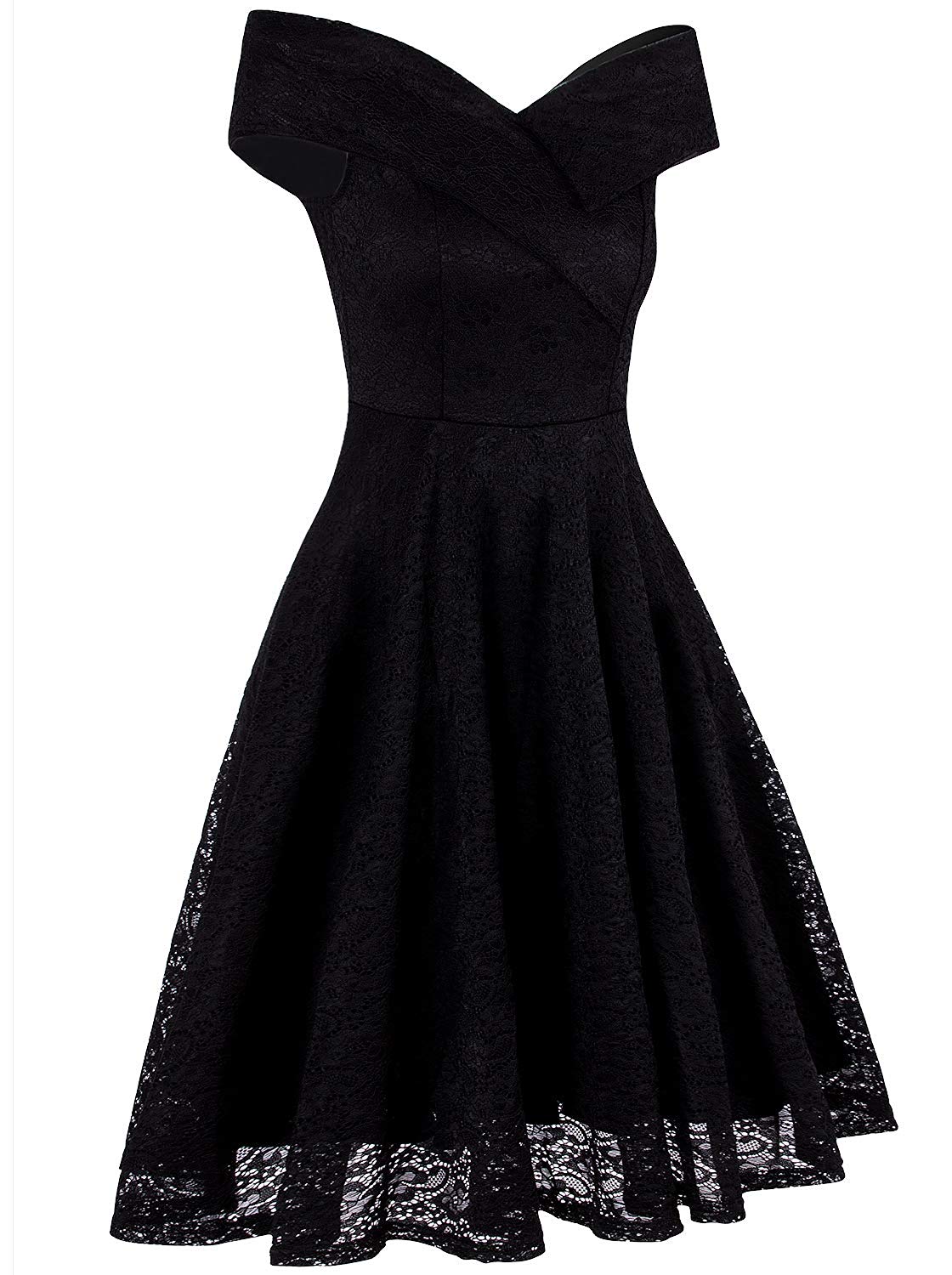 Vijiv Women's 1920s Novety Dresses Roaring 20's V Neck Vintage, Black ...