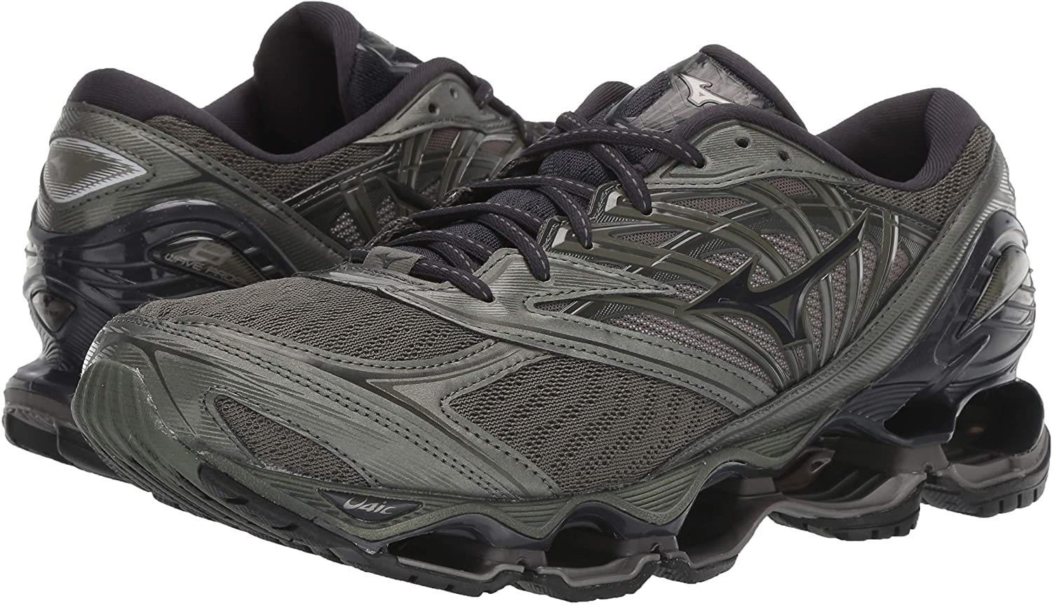Mizuno Mens Wave Prophecy Low Top Lace Up, Beetle-blue Graphite, Size ...