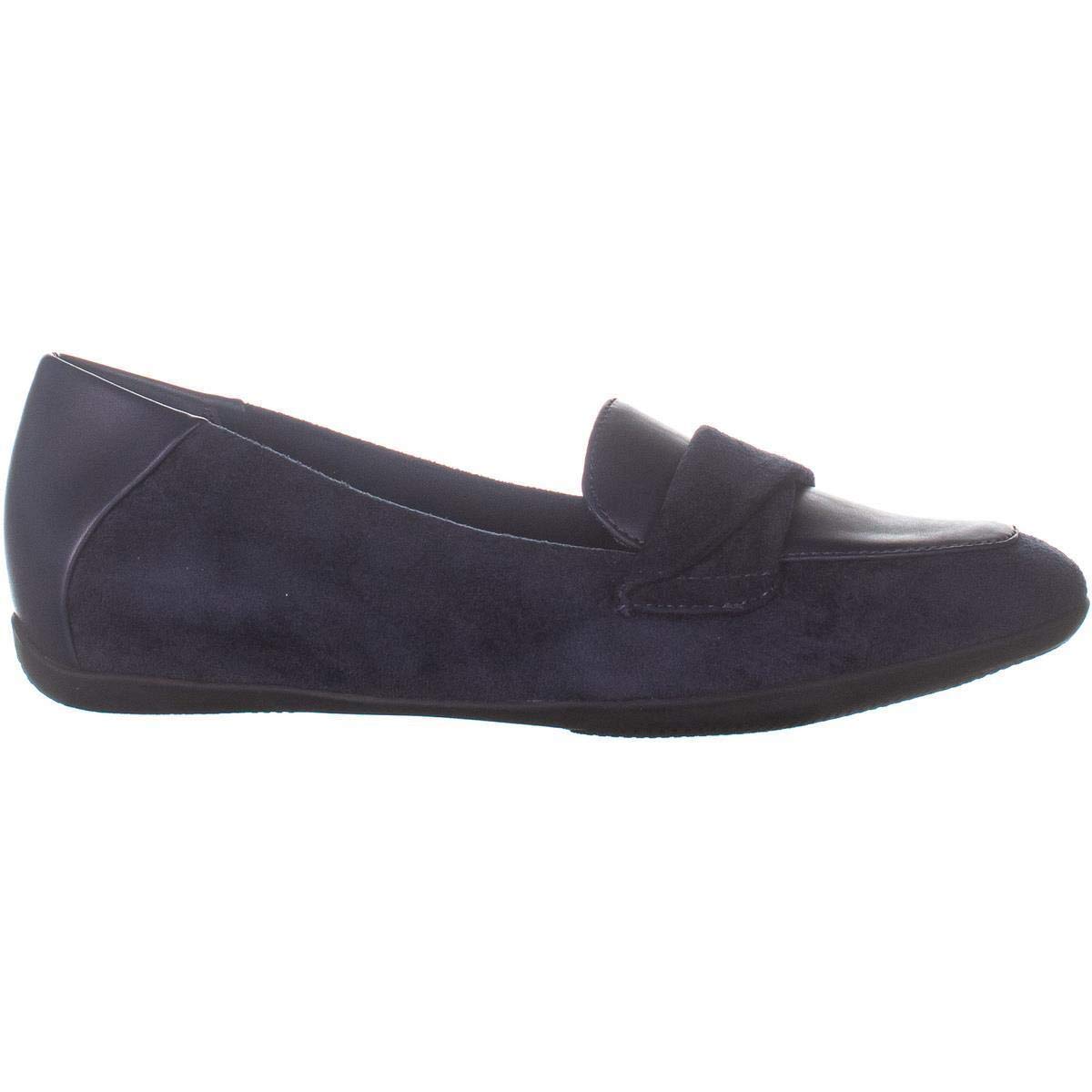Bare Traps Womens Juliya Leather Closed Toe Loafers, Navy, Size 5.5 | eBay