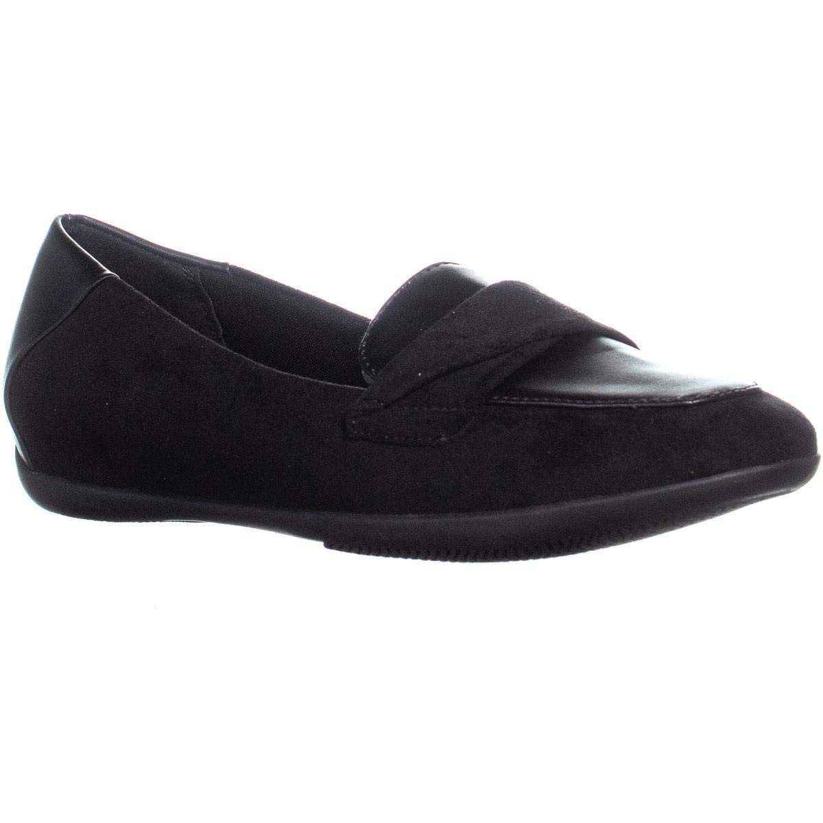 Bare Traps Womens Juliya Leather Closed Toe Loafers, Black, Size 7.5 ...