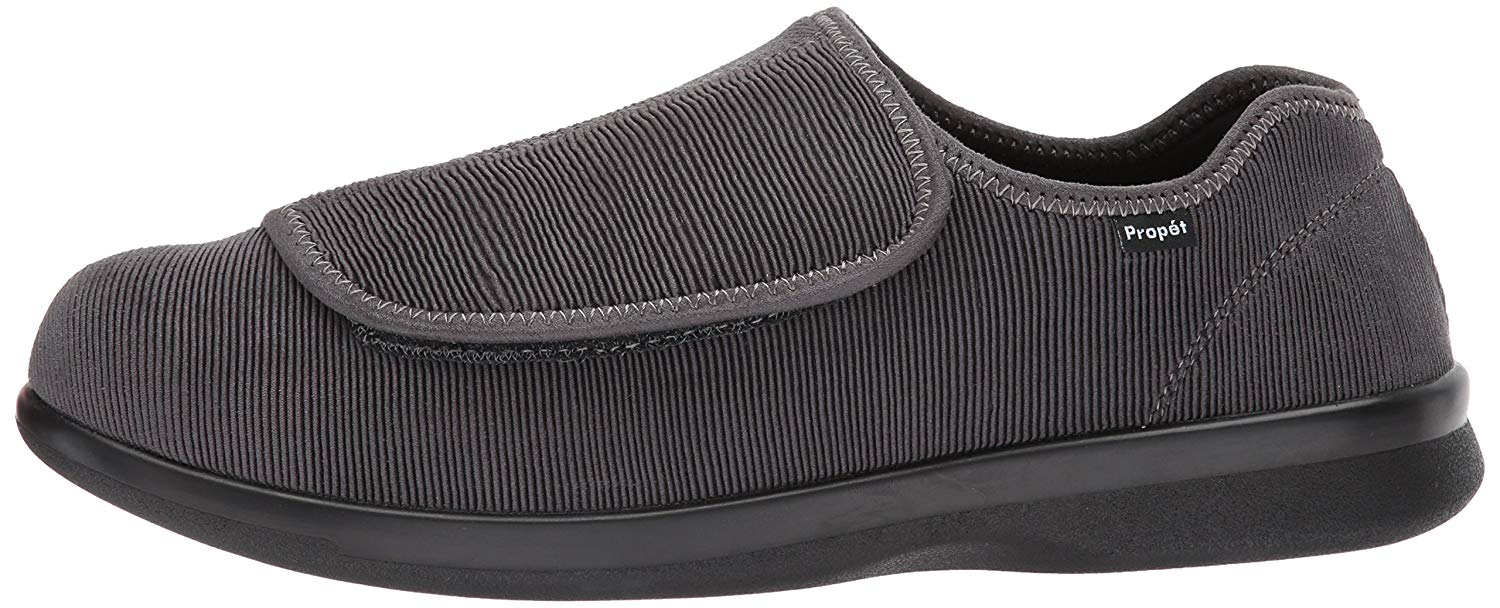 Propét Men's Cush N Foot Slipper, Slate Corduroy, Size 11.5 MyQq ...