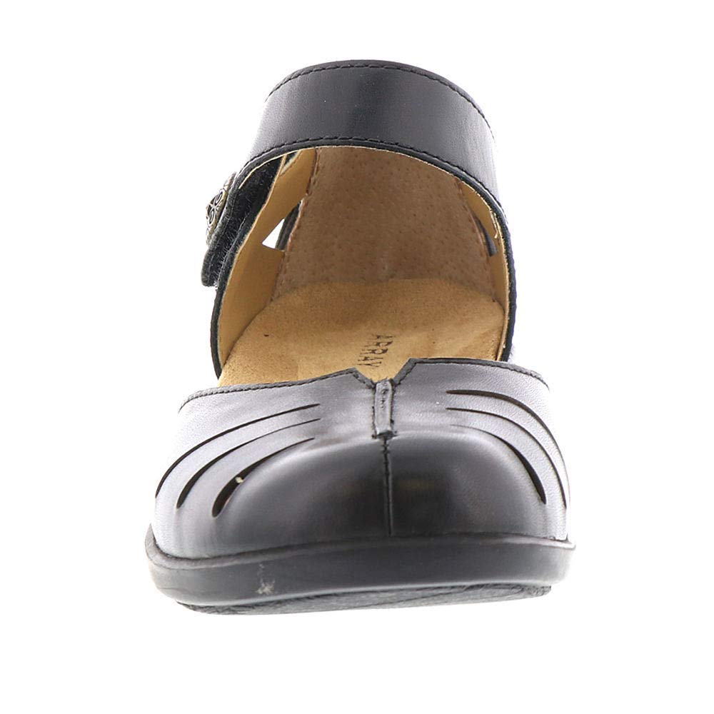 ARRAY Womens Antigua Leather Closed Toe Ankle Strap Mary Jane Tan Size ...