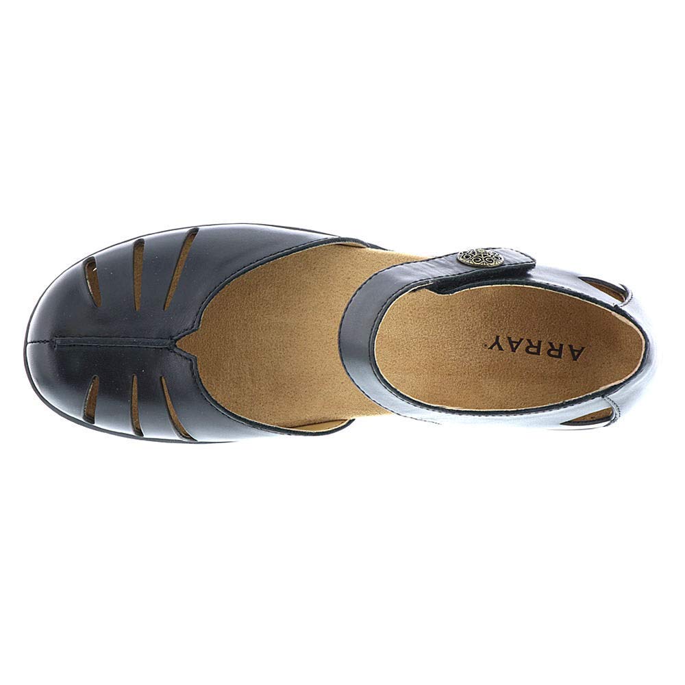 ARRAY Womens Antigua Leather Closed Toe Ankle Strap Mary Jane Tan Size ...