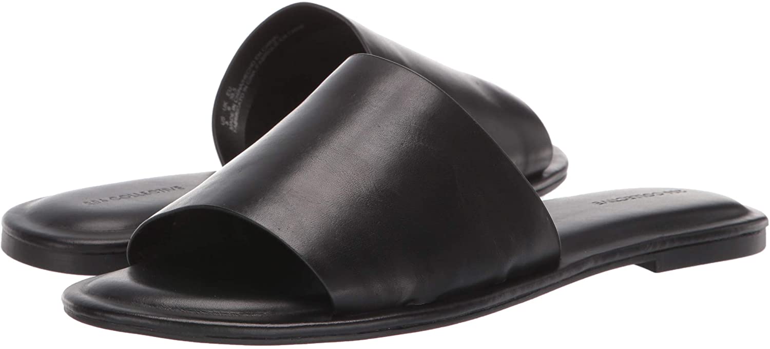 206 Collective Women's Soler Flat Sandal, Black, Size 8.5 840809120284 ...