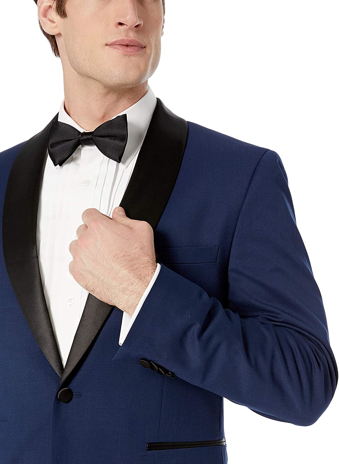 Vince Camuto Men's Slim Fit Tuxedo, Navy Solid, Size 44 Regular Rif6 | eBay