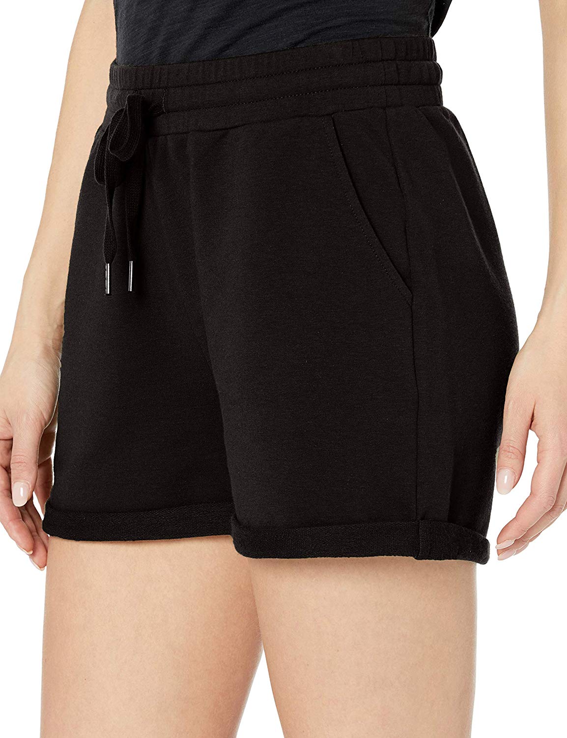 Brand - Daily Ritual Women's Terry Cotton and Modal, Black, Size Small ...