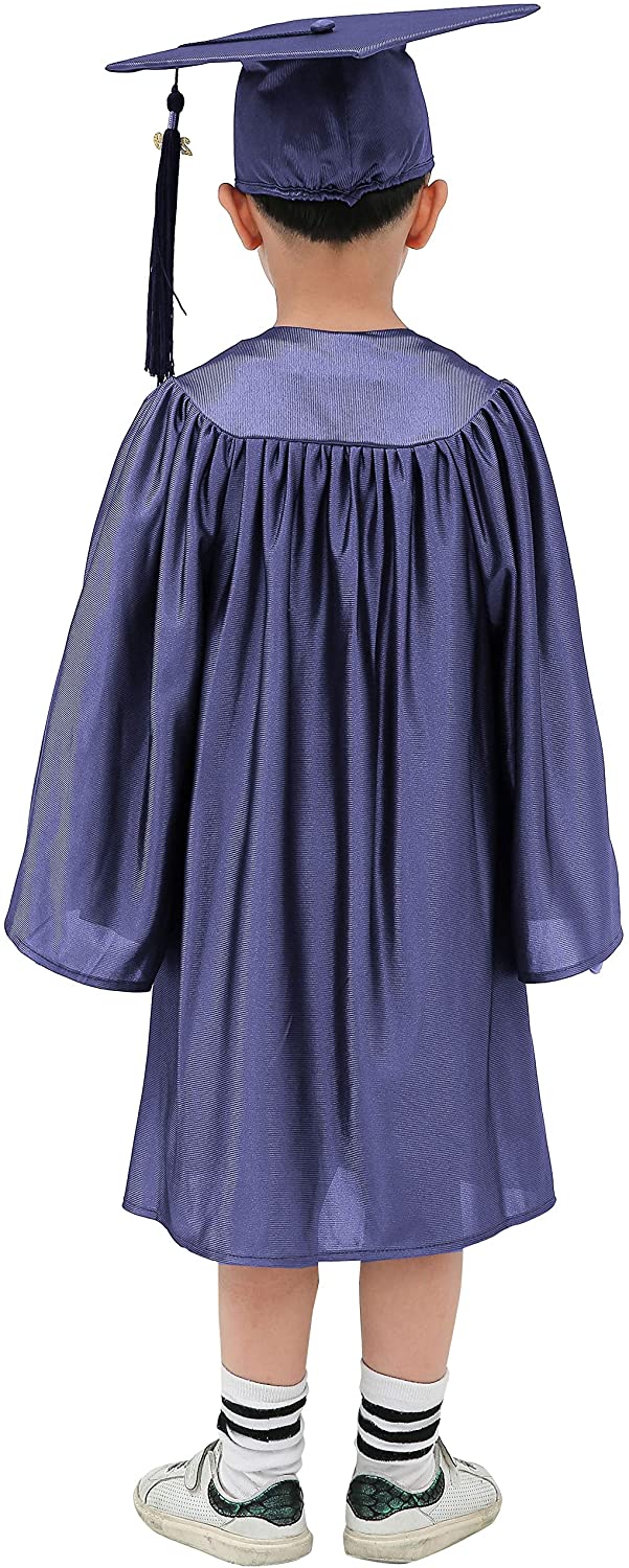 GraduationMall Shiny Kindergarten Preschool Graduation Gown Cap Navy Size 33 EBay