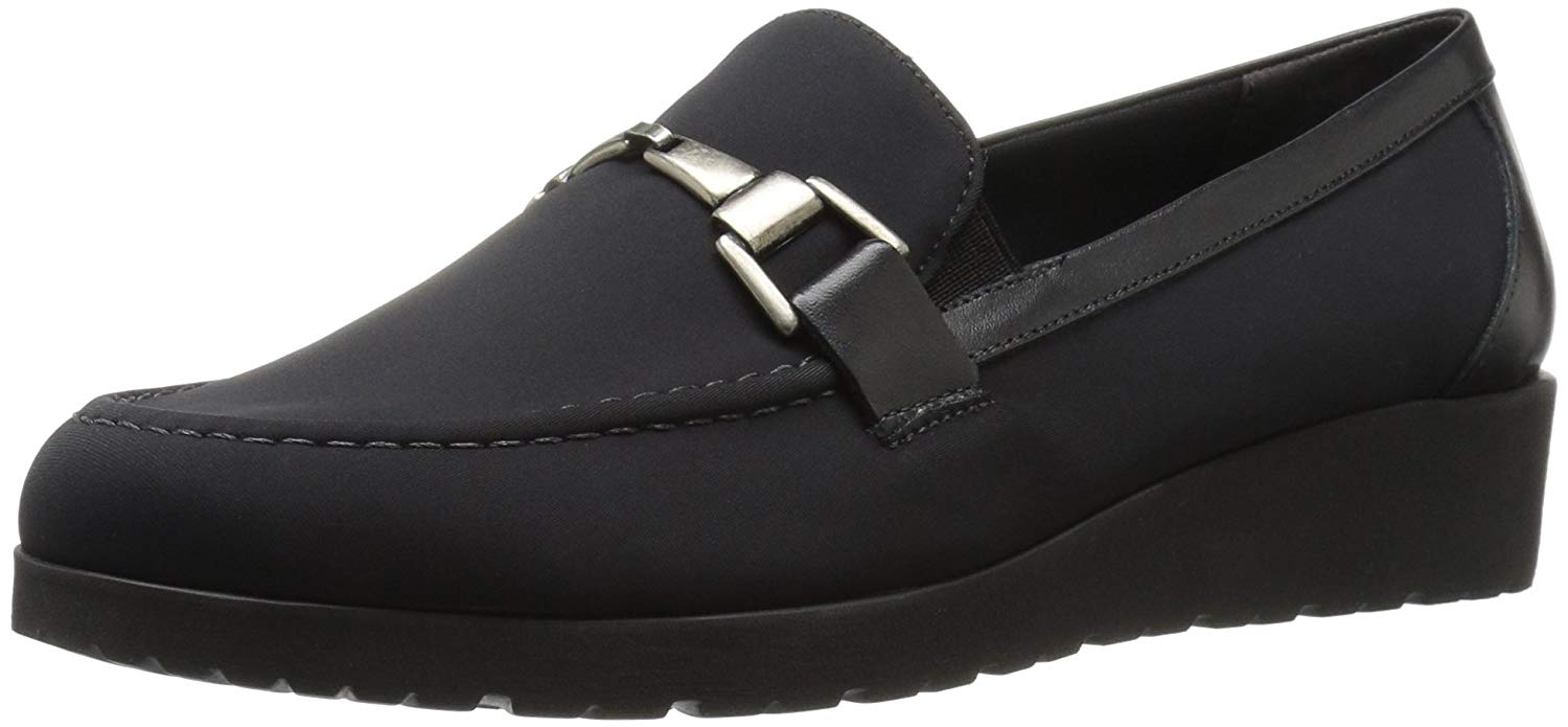 Walking Cradles Women's Flounce Boat Shoe, Black Leater, Size 6.0 | eBay